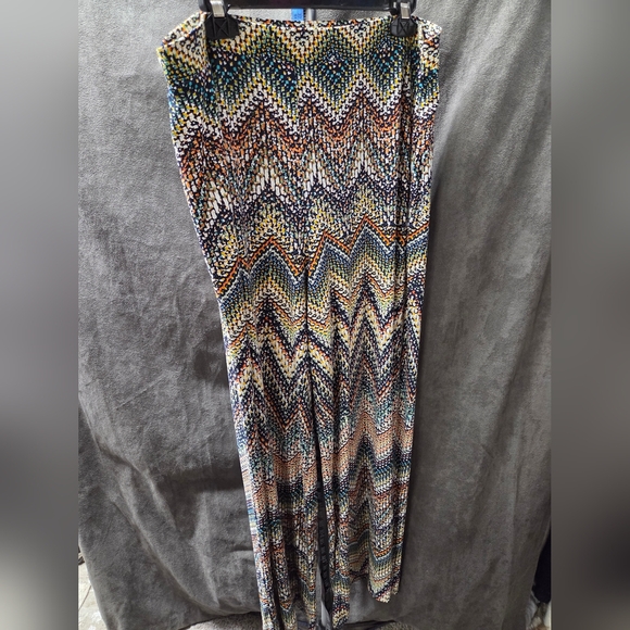 Cato | Pants & Jumpsuits | Cato Multicolor Chevron Wide Leg Pants ...